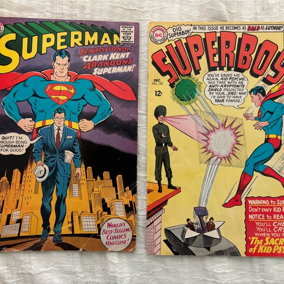 Other | Superman Superboy Comic Book Set Plus Extras | Poshmark